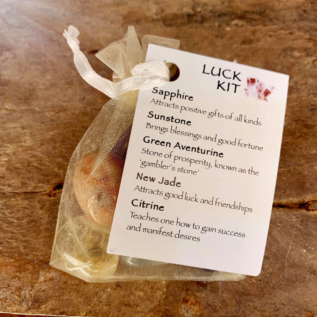 Luck Crystal Kit – The Crystal Shop Camden